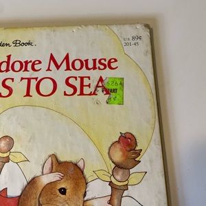 Little Golden Book | Other | Rare Vintage Theodore Mouse Goes To Sea A ...
